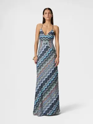 Missoni Long Chevron Strap Dress