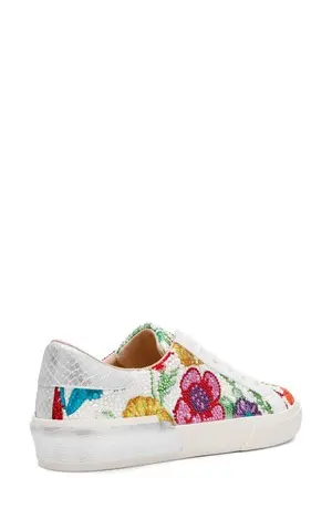 Betsey Johnson Damon Embellished Sneakers - Bright Multi