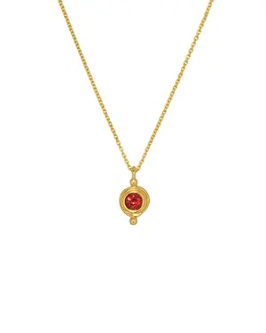 OTTOMAN HANDS Birthstone Pendant Necklace January