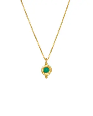 OTTOMAN HANDS Birthstone Pendant Necklace May
