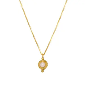 OTTOMAN HANDS Birthstone Pendant Necklace October
