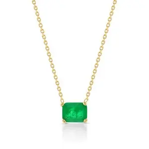 GEMMA AZZURRO Ivy Emerald Necklace