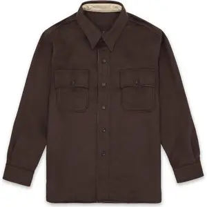 FORTELA Cpo 2.0 Overshirt In Fine Wool - Brown