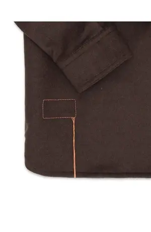 FORTELA Cpo 2.0 Overshirt In Fine Wool - Brown
