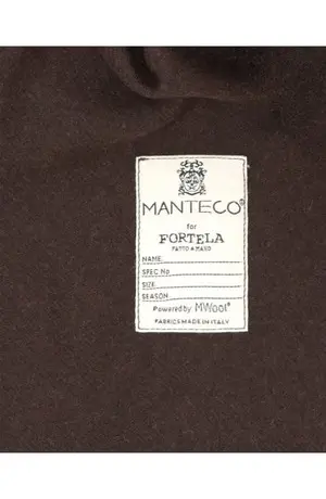 FORTELA Cpo 2.0 Overshirt In Fine Wool - Brown