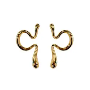 OUTOFOFFICE Mini Luxe Ear Cuff - Gold