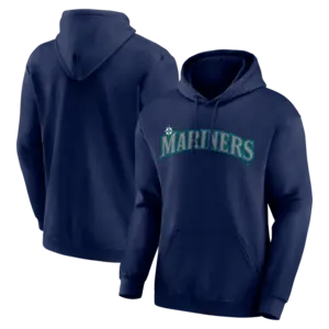 LOGO ATHLETIC Seattle Mariners Wordmark Hoodie - Navy