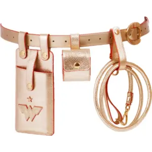 MOSHIQA Utility Belt With Leash - Gold
