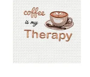 C&F HOME Coffee Is My Therapy Towel
