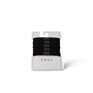 TAVI Set Of Hair Ties - Ebony
