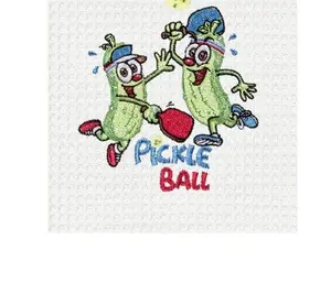 C&F HOME Pickle Ball" Waffle Weave Dishtowel