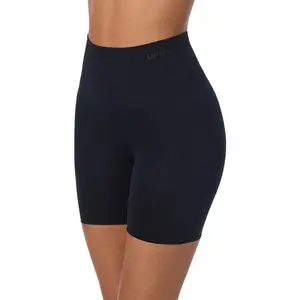 Dkny Seamless Litewear High Leg Shaper Shorts - Black