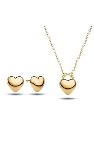 SIF JAKOBS JEWELLERY Valentine Julia Jewelry Set - 18k Gold Plated/white