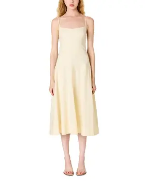 NIA Amor Cut Out Midi Dress