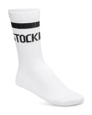 BIRKENSTOCK Stripe Crew Socks - White
