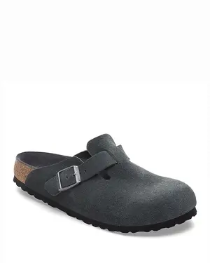 BIRKENSTOCK Boston Clogs - Charcoal