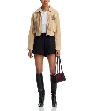 Blanknyc Fringe Leather Jacket