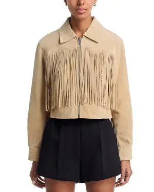 Blanknyc Fringe Leather Jacket
