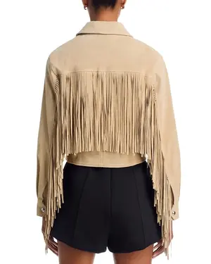 Blanknyc Fringe Leather Jacket