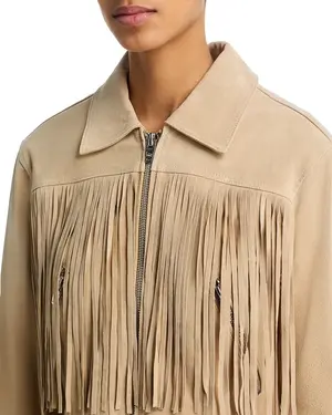 Blanknyc Fringe Leather Jacket