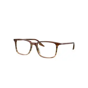 Ray-ban Striped Eyeglasses - Striped Brown & Green