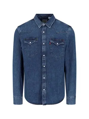 LEVI'S STRAUSS Barstow Western Standard' Shirt - Blue
