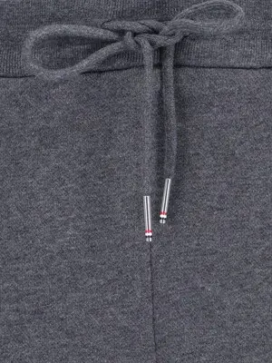 Thom Browne Sport Shorts "4-bar" In Dark Cotton - Gray