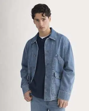 Everlane Relaxed Denim Barn Jacket - Robbins Indigo