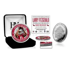 HIGHLAND MINT Larry Fitzgerald 2026 Nfl Hall Of Fame Inductio N Coin - One-color