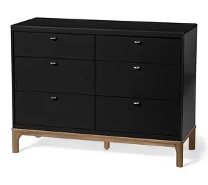 LITTLE SEEDS Laurel Double Dresser Black/ches Tnut - One-color