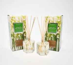 HOMEWORX BY SLATKIN + CO. As Is S/2 Lily Of Valley Reeds - One-color