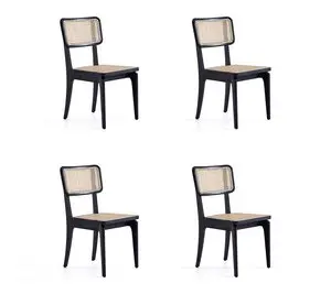 MANHATTAN COMFORT Giverny Wood Dining Chair S Et Of 4 - One-color