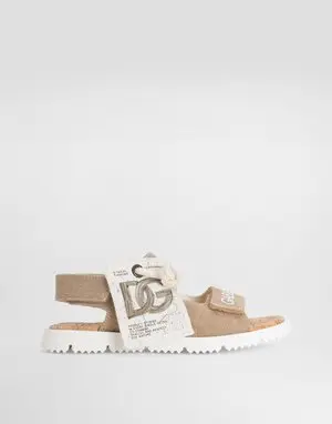 Dolce & Gabbana Canvas Sandals - Beige