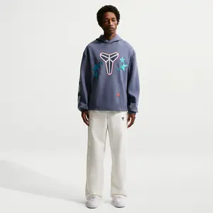 Nike Kobe Fleece Pullover Basketball Hoodie - Blue