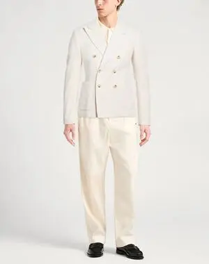 MANUEL RITZ Blazer Size Cotton - Beige