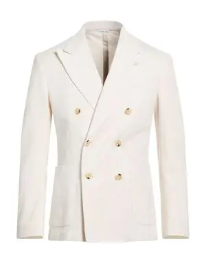 MANUEL RITZ Blazer Size Cotton - Beige