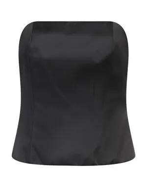 CRISTINAEFFE Off-the-shoulder Corset Top - Black
