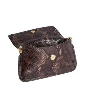 DORIS NÉRÉE Handbag In Calfskin With Snakeskin Print