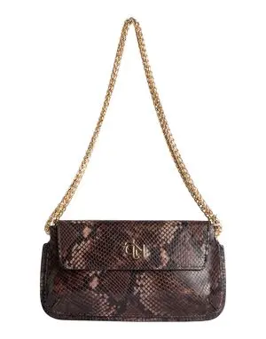 DORIS NÉRÉE Handbag In Calfskin With Snakeskin Print