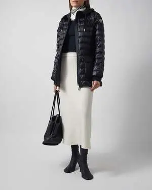 Moncler Jasmine Parka Puffer Jacket - Black