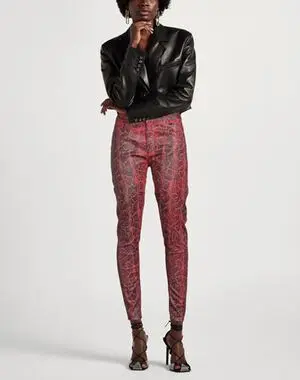 BLUGIRL Skinny Fit Snakeskin Print Pants