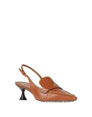 Tory Burch Pebbled Leather Slingback Pumps