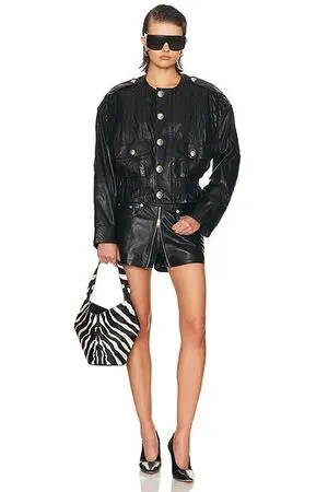 R13 Oversized Crewneck Jacket
