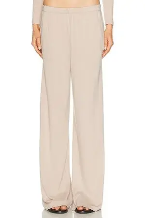 Enza Costa Supima Cotton Soft Everywhere Pant - Stone
