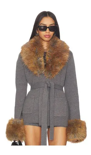 Retrofete Chantelle Robe - Grey
