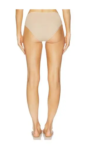 Natori Bliss Bare Cotton Bikini Panty In Nude - Cafe