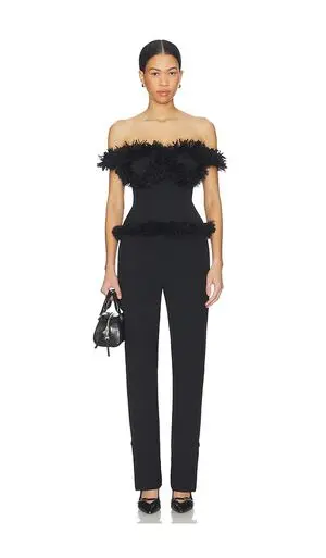 Lado Bokuchava Off-the-shoulder Corset With Faux Fur Trim