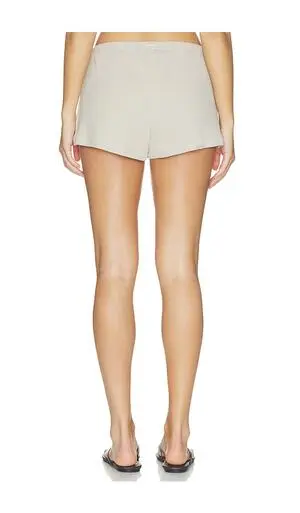 SKIMS Cotton Rib Loose Short - Stone