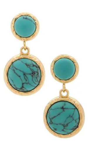 LOVERS AND FRIENDS Helena Earrings - Turquoise