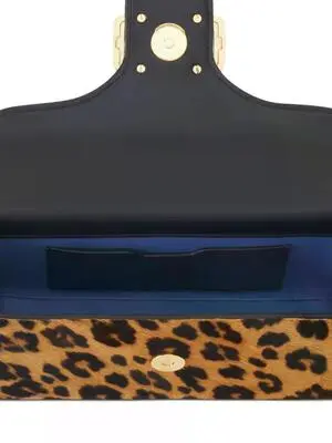 LANVIN Leopard-print Tote Bag With Cat Detail - Brown